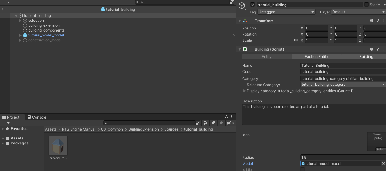 Create New Building Unity Rts Engine Documentation